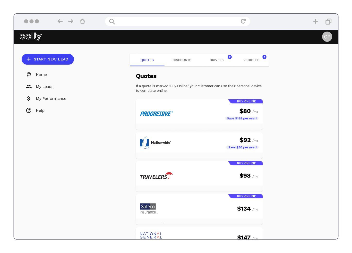Contact Polly Insurance