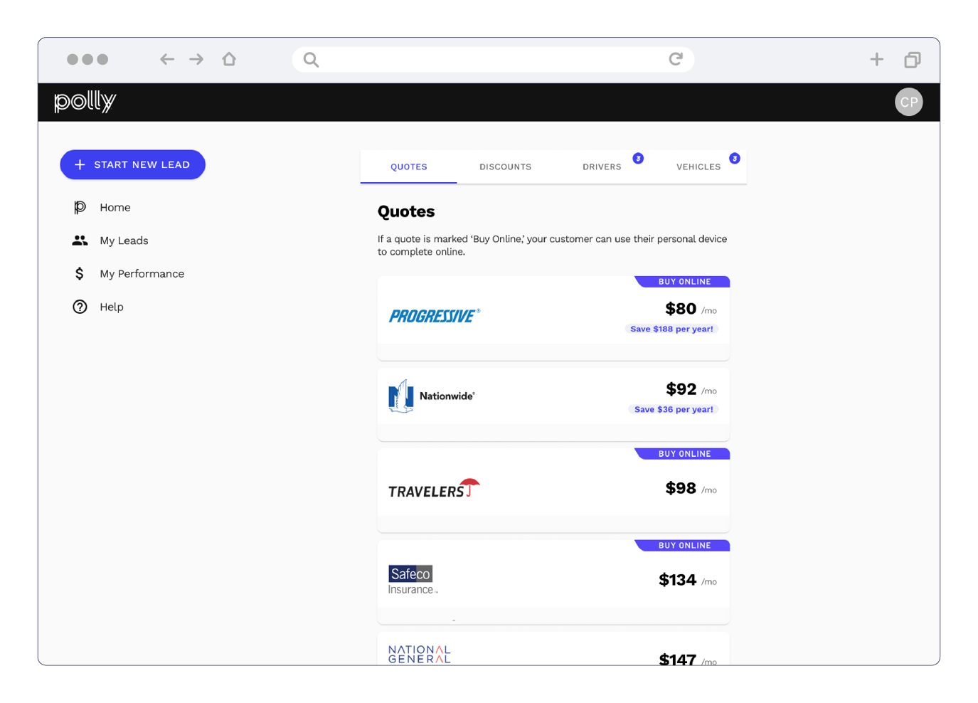 Contact Polly Insurance