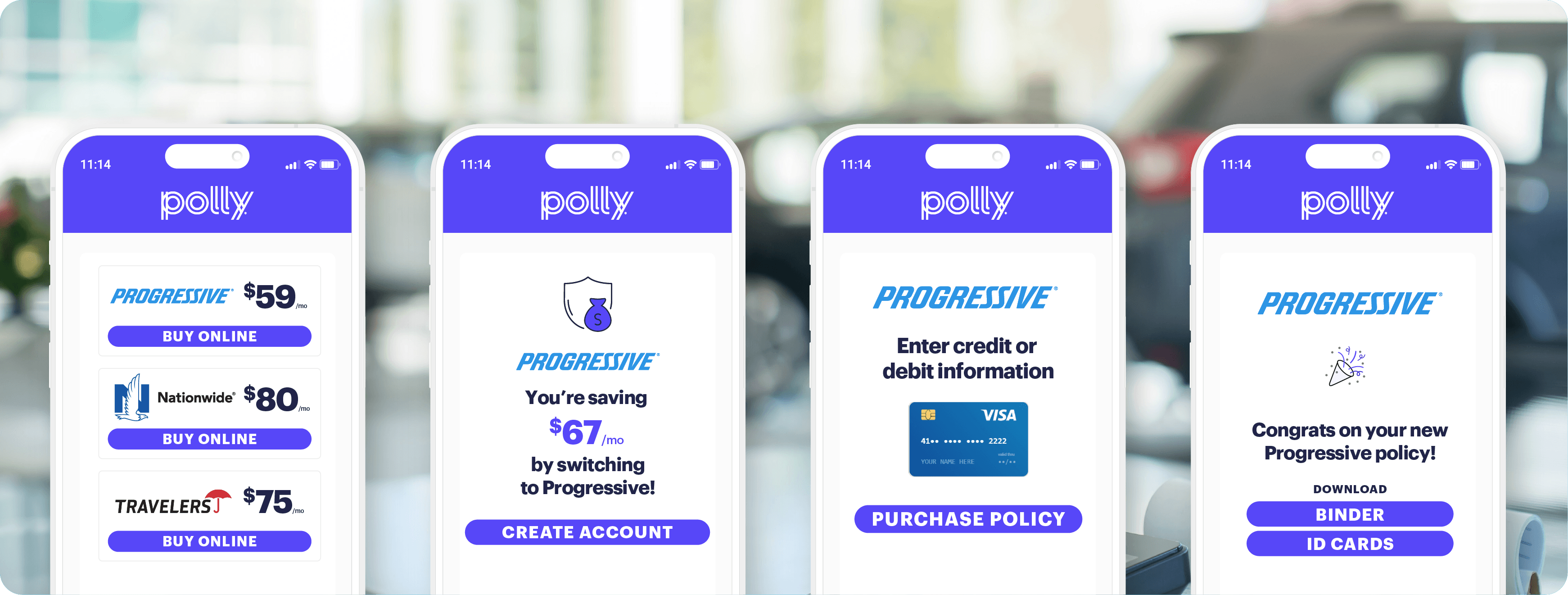 Explore Polly's Embedded Insurance Products